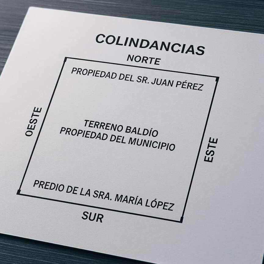 Colindancias de un Terreno: qué son y cómo se determinan